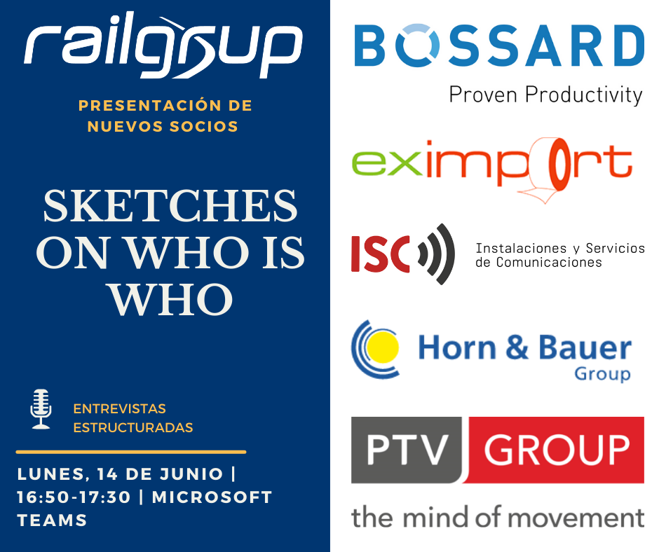 IN-MOVE by Railgrup | Sketches on Who is Who | Presentación de Nuevos Socios de Railgrup